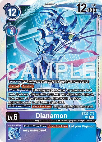 Dianamon - Cyber Eden - Digimon Card Game - TCGplayer.com