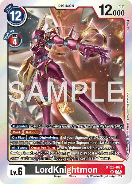 LordKnightmon - Cyber Eden - Digimon Card Game - TCGplayer.com