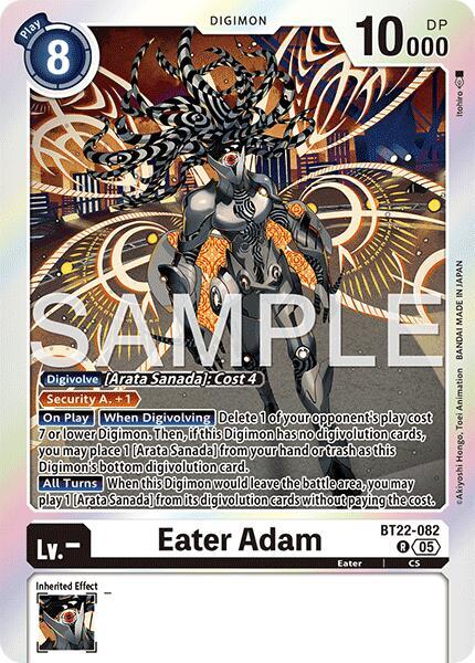 Eater Adam - Cyber Eden - Digimon Card Game - TCGplayer.com