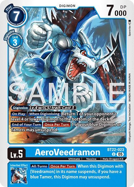 AeroVeedramon - Cyber Eden - Digimon Card Game - TCGplayer.com
