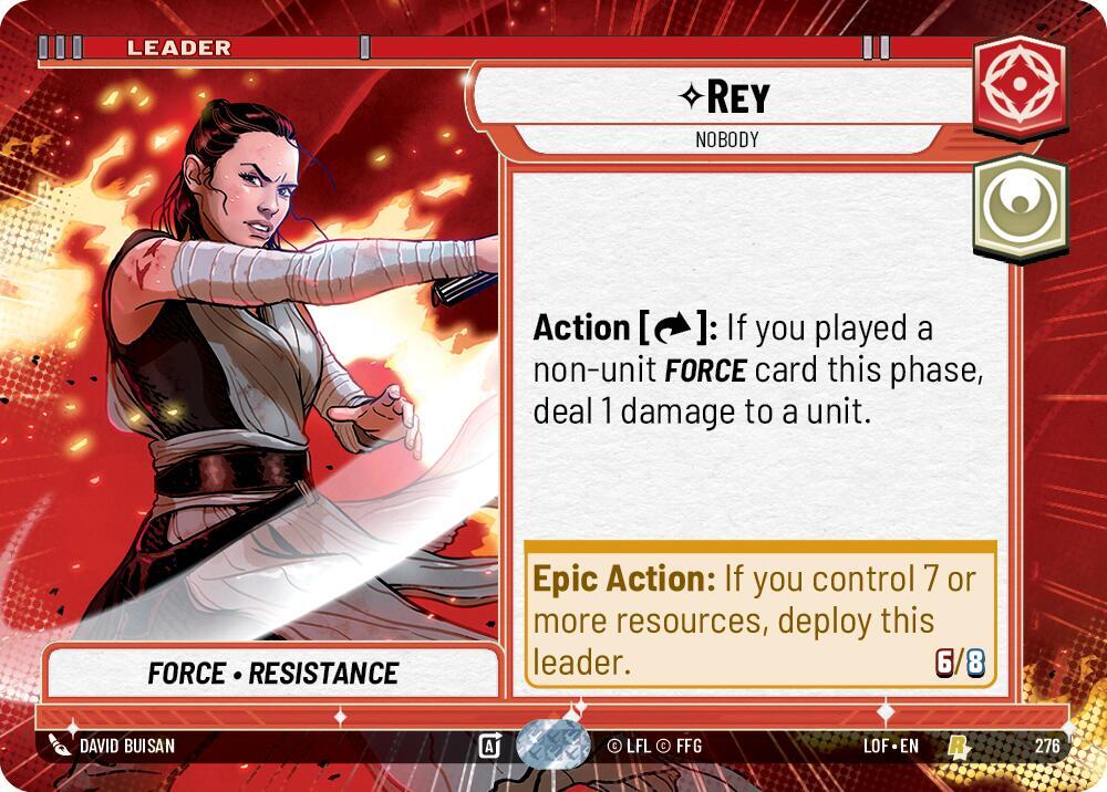 Rey - Nobody (Hyperspace) - Legends of the Force - Star Wars: Unlimited ...