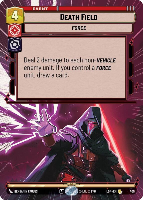Death Field (Hyperspace) - Legends of the Force - Star Wars: Unlimited ...
