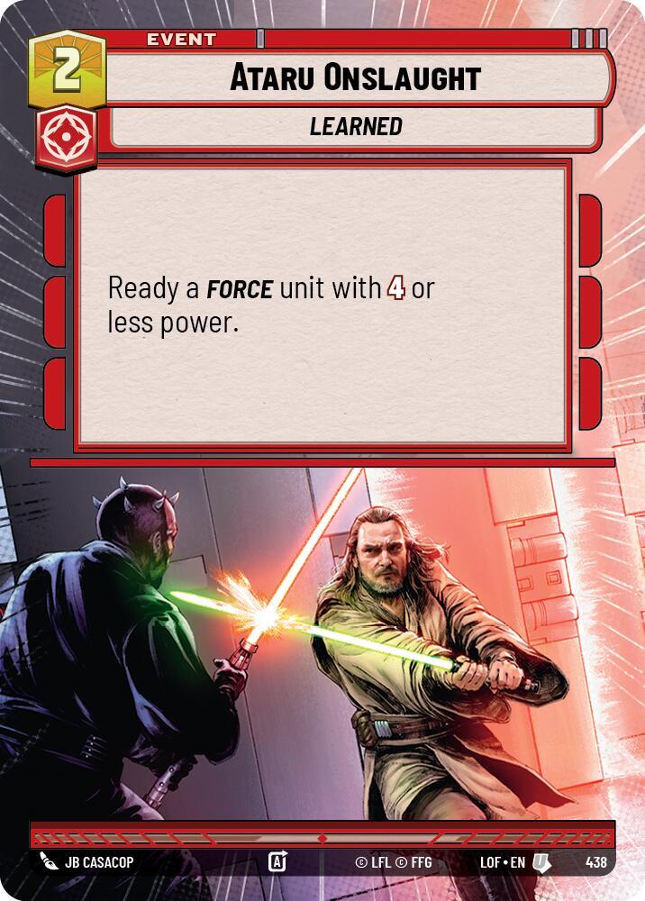 Ataru Onslaught (Hyperspace) - Legends of the Force - Star Wars ...