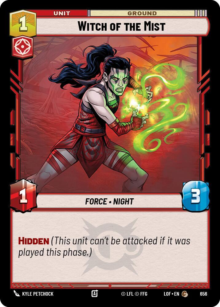 Witch of the Mist (Foil) - Legends of the Force - Star Wars: Unlimited ...