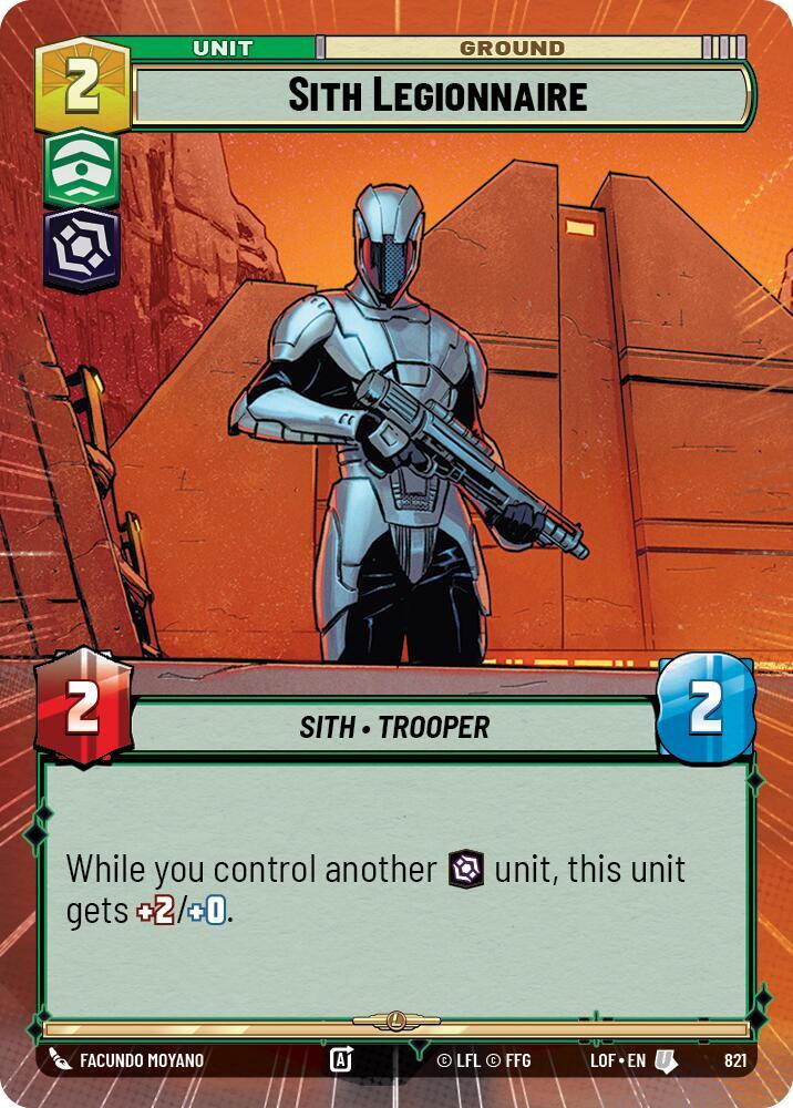 Sith Legionnaire (Hyperspace Foil) - Legends of the Force - Star Wars ...