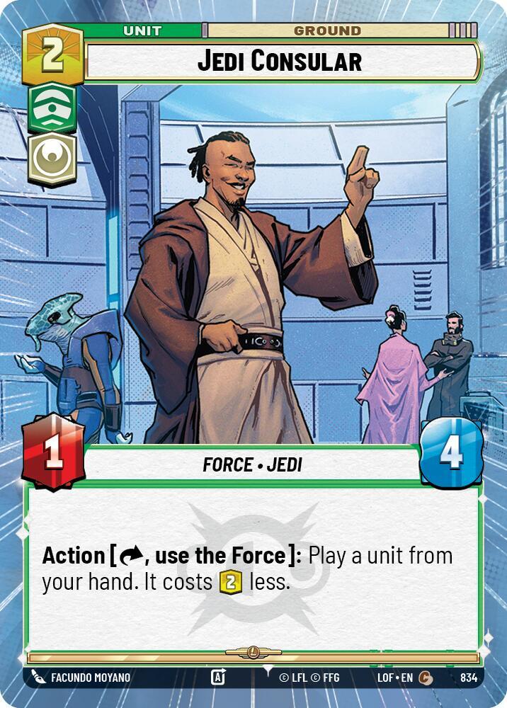 Jedi Consular (Hyperspace Foil) - Legends of the Force - Star Wars: Unlimited - TCGplayer.com