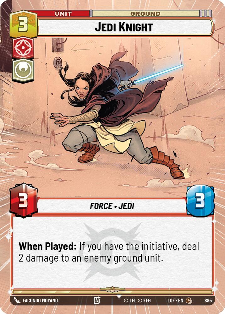 Jedi Knight (Hyperspace Foil) - Legends of the Force - Star Wars: Unlimited - TCGplayer.com