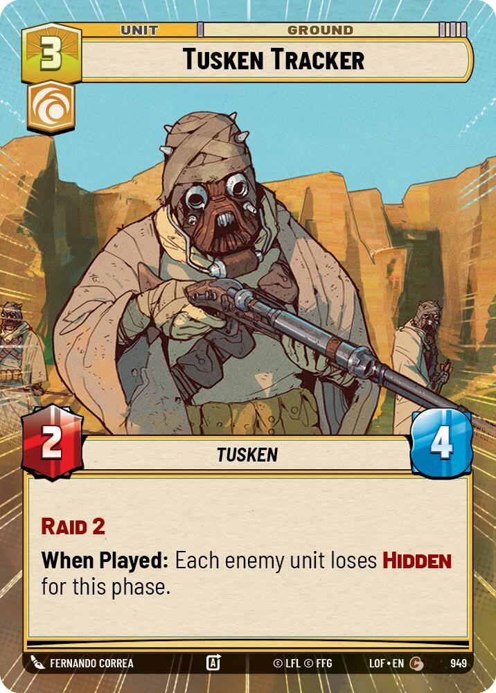 Tusken Tracker (Hyperspace Foil) - Legends of the Force - Star Wars ...