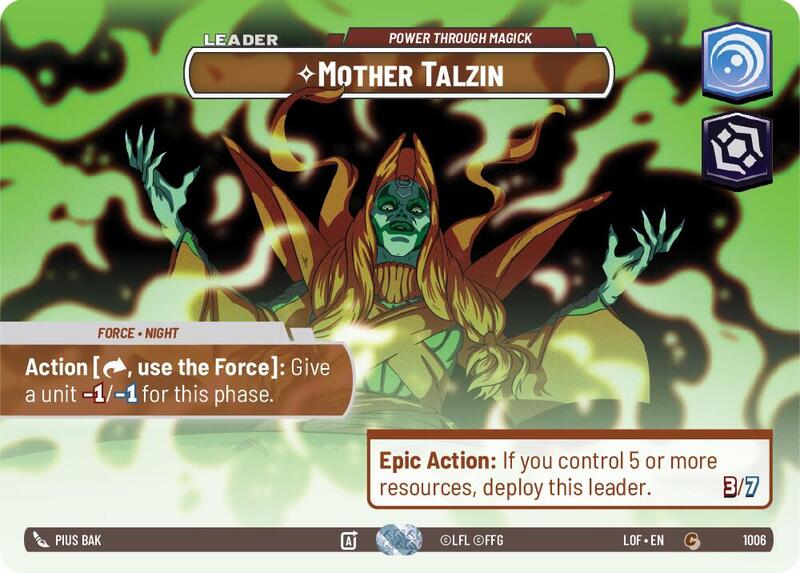 Mother Talzin - Power Through Magick (Showcase) - Legends of the Force ...