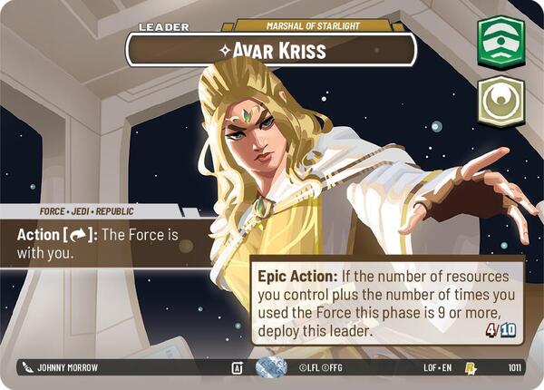 Avar Kriss - Marshal of Starlight (Showcase) - Legends of the Force ...