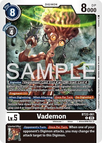 Vademon - Cyber Eden - Digimon Card Game - TCGplayer.com