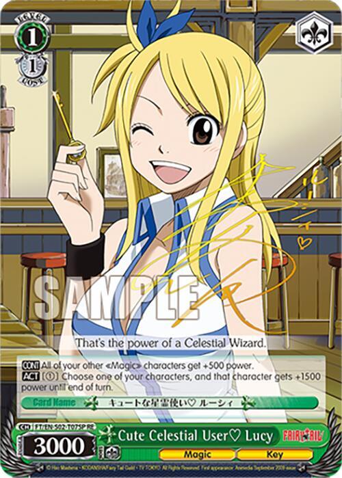 Cute Celestial User? Lucy (SP) - Fairy Tail Chronicle Set - Weiss ...