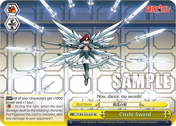 Circle Sword - Fairy Tail Chronicle Set - Weiss Schwarz - TCGplayer.com