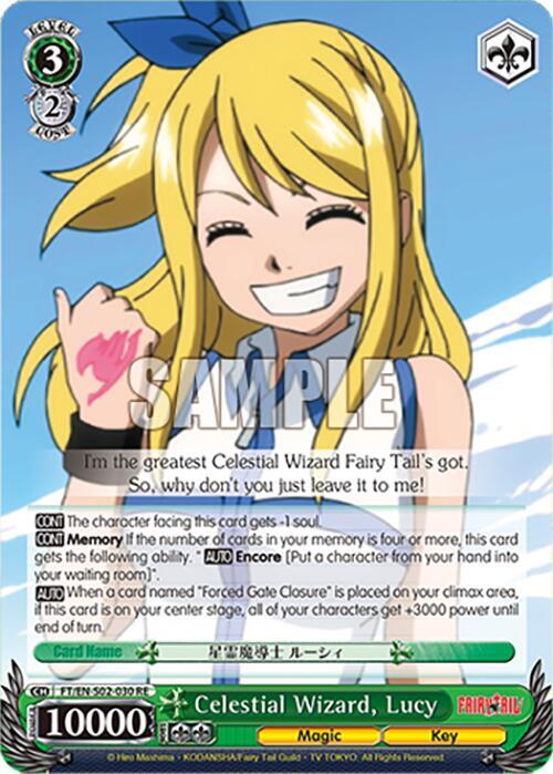 Celestial Wizard, Lucy - Fairy Tail Chronicle Set - Weiss Schwarz - TCGplayer.com