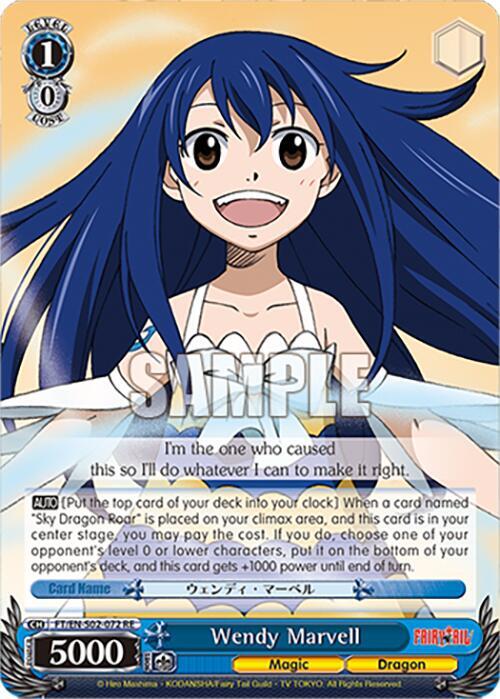 Wendy Marvell - Fairy Tail Chronicle Set - Weiss Schwarz - TCGplayer.com