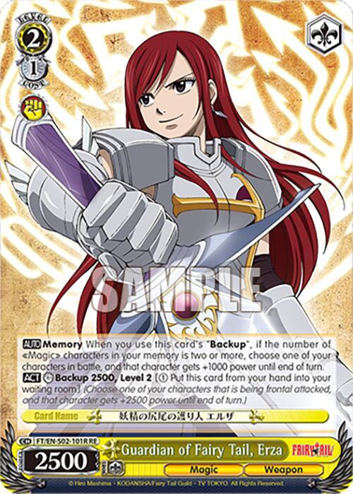 Guardian of Fairy Tail, Erza (RRR) - Fairy Tail Chronicle Set - Weiss Schwarz - TCGplayer.com