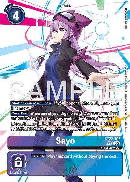 Sayo - Cyber Eden - Digimon Card Game - TCGplayer.com