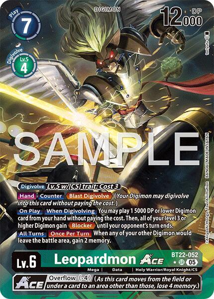 Leopardmon ACE (Alternate Art) - Cyber Eden - Digimon Card Game ...