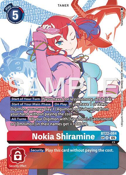 Nokia Shiramine (SP) - Cyber Eden - Digimon Card Game - TCGplayer.com
