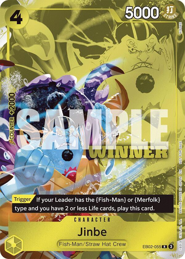 Jinbe (Winner Pack 2025 Vol. 3) - One Piece Promotion Cards - One Piece ...