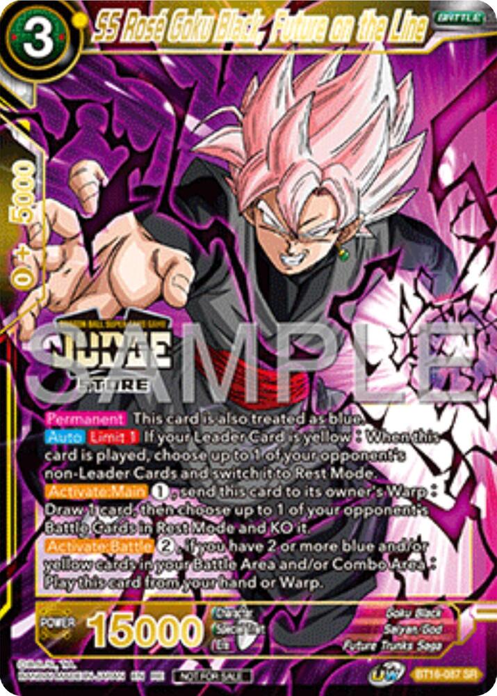 SS Rose Goku Black, Future on the Line (Judge Pack Vol.17) (Store ...