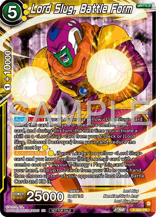 Lord Slug, Battle Form (Tournament Pack Vol.12) - Tournament Promotion ...