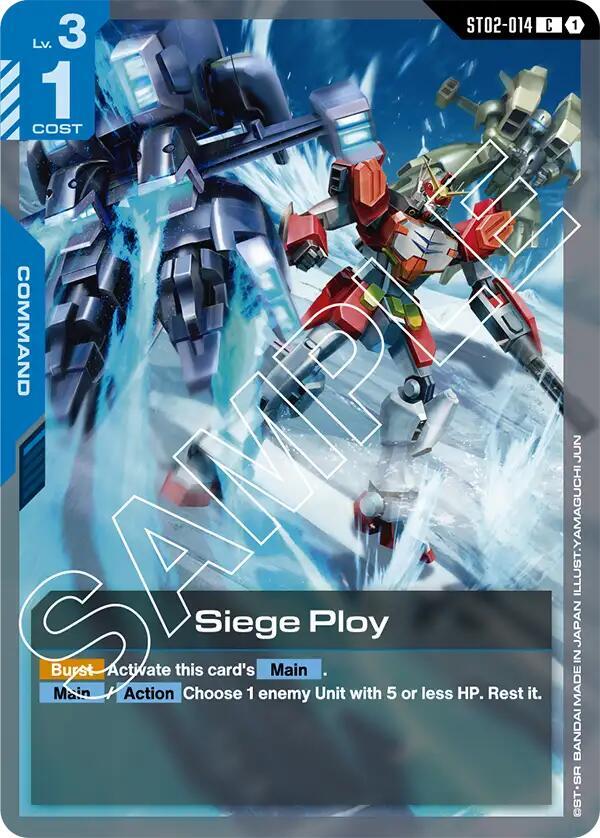 Siege Ploy - Starter Deck 02: Wings of Advance - Gundam Card Game - TCGplayer.com