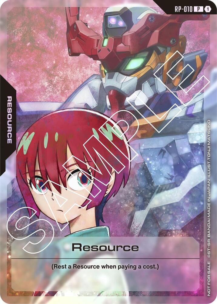 Resource (RP-010) (Mobile Suit Gundam GQuuuuuuX) - Promotional Resource Tokens - Gundam Card ...