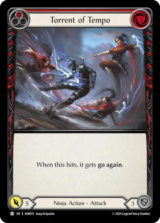 Torrent of Tempo (Red) - Armory Deck: Ira - Flesh and Blood TCG ...