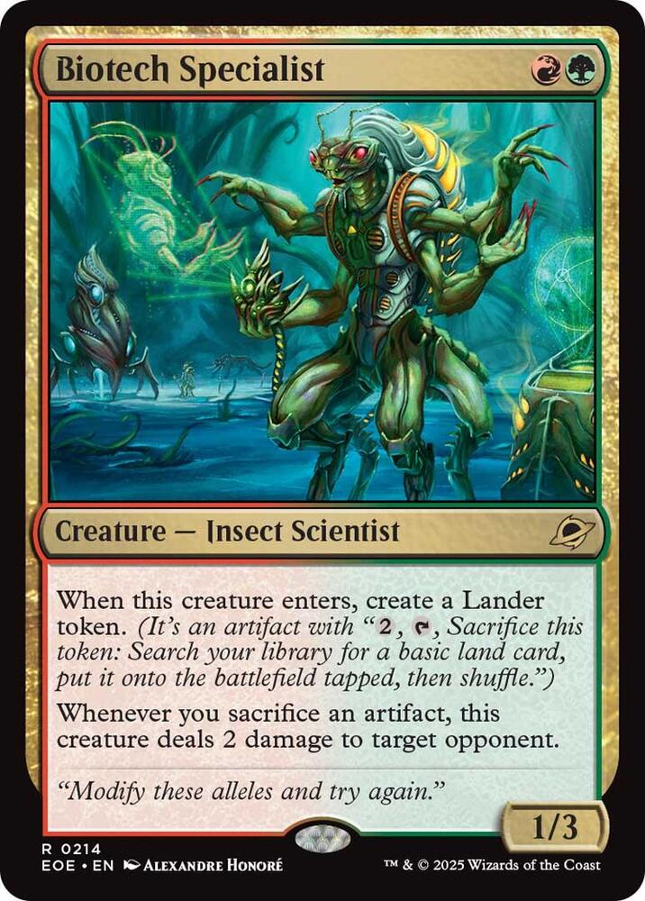 Biotech Specialist - Edge of Eternities - Magic: The Gathering ...