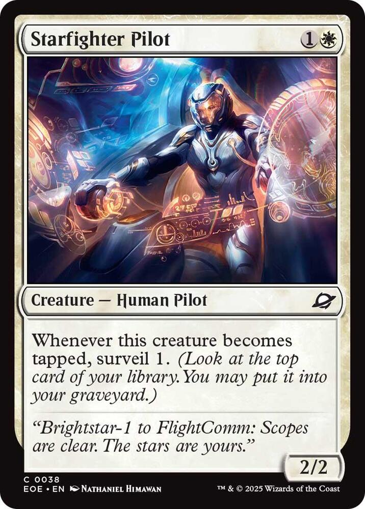 Starfighter Pilot - Edge of Eternities - Magic: The Gathering ...