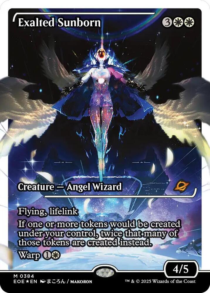 Exalted Sunborn (Showcase) (Fracture Foil) - Edge of Eternities - Magic ...