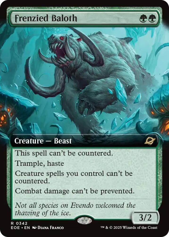 Frenzied Baloth (Extended Art) - Edge of Eternities - Magic: The ...