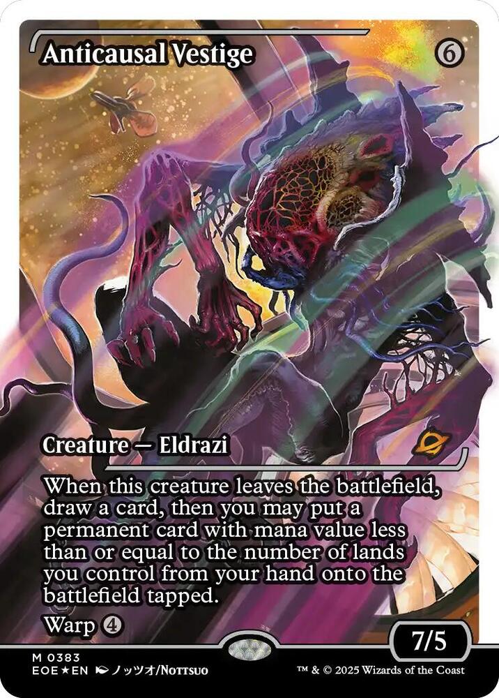 Anticausal Vestige (Showcase) (Fracture Foil) - Edge of Eternities - Magic: The Gathering ...