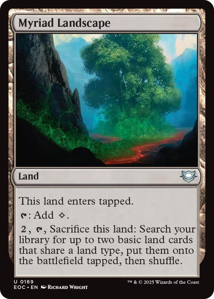 Myriad Landscape - Commander: Edge of Eternities - Magic: The Gathering ...