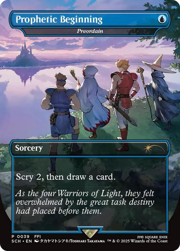 Prophetic Beginning - Preordain - Game Day & Store Championship Promos ...