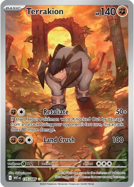 Terrakion - 135/086 - SV: White Flare - Pokemon - TCGplayer.com