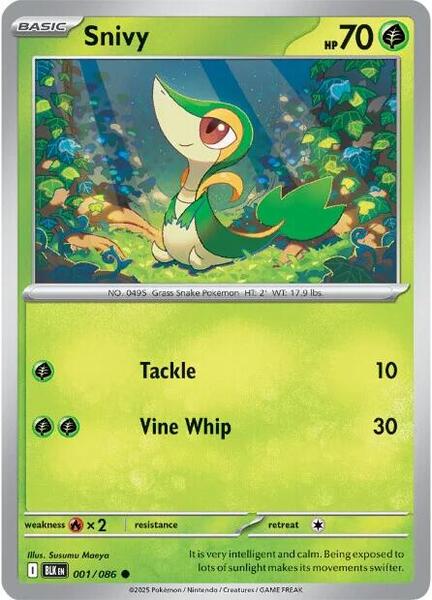 Snivy - SV: Black Bolt - Pokemon - TCGplayer.com