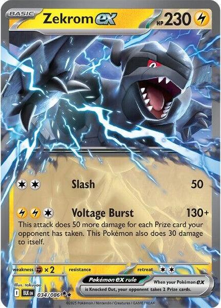 Zekrom ex - SV: Black Bolt - Pokemon - TCGplayer.com