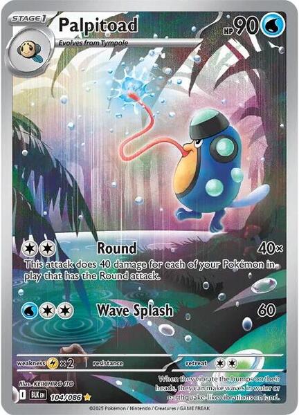 Palpitoad - 104/086 - SV: Black Bolt - Pokemon - TCGplayer.com