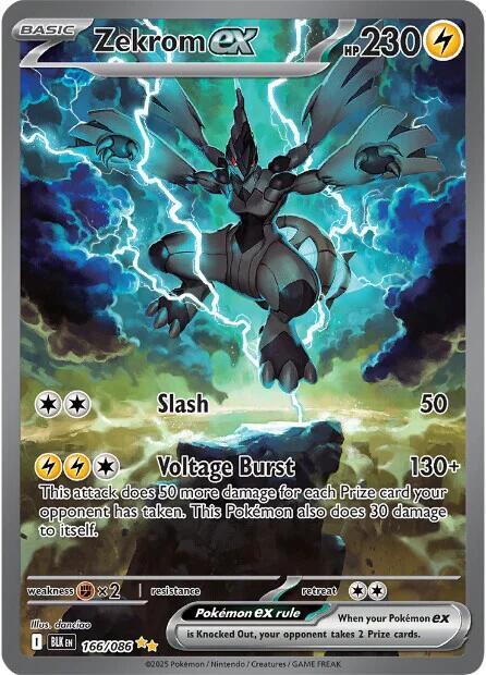 Zekrom ex - 166/086 - SV: Black Bolt - Pokemon - TCGplayer.com