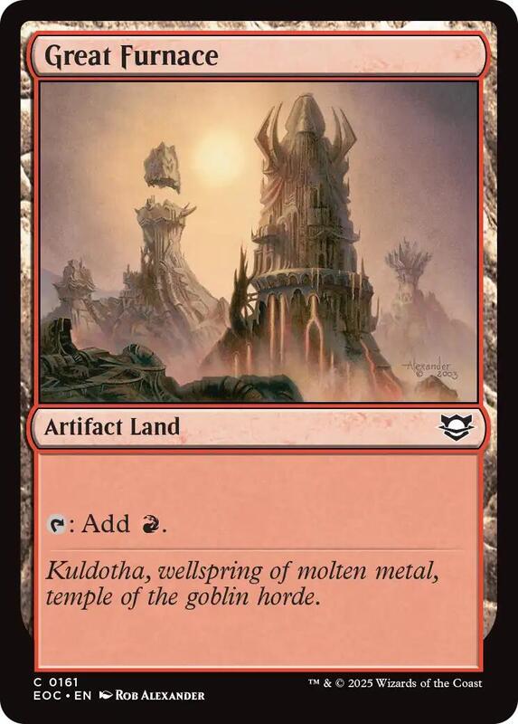 Great Furnace - Commander: Edge of Eternities - Magic: The Gathering ...