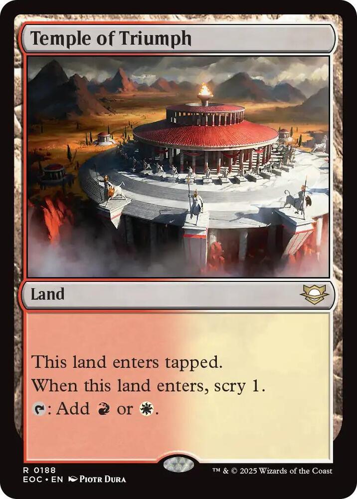 Temple of Triumph - Commander: Edge of Eternities - Magic: The ...