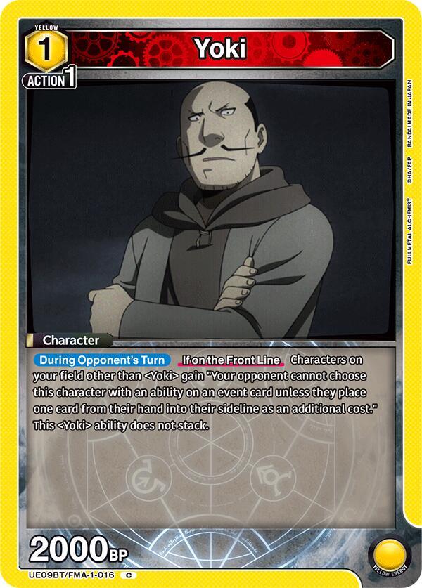 Yoki - UE09BT: FULLMETAL ALCHEMIST - Union Arena - TCGplayer.com