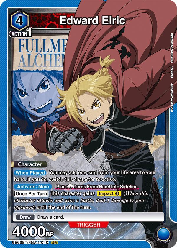 Edward Elric (040) - UE09BT: FULLMETAL ALCHEMIST - Union Arena ...