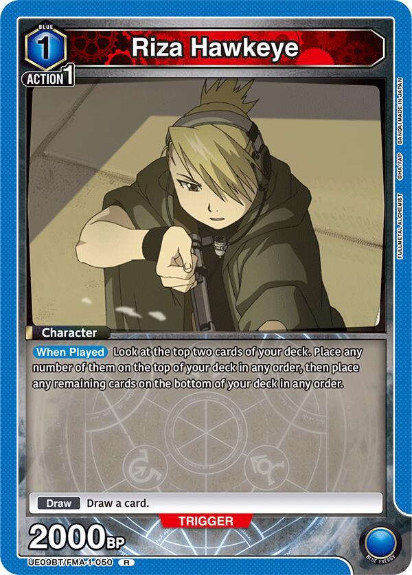 Riza Hawkeye (050) - UE09BT: FULLMETAL ALCHEMIST - Union Arena ...