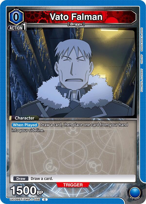 Vato Falman - UE09BT: FULLMETAL ALCHEMIST - Union Arena - TCGplayer.com