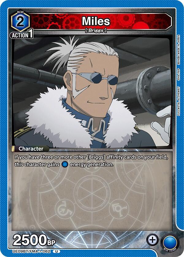 Miles - UE09BT: FULLMETAL ALCHEMIST - Union Arena - TCGplayer.com