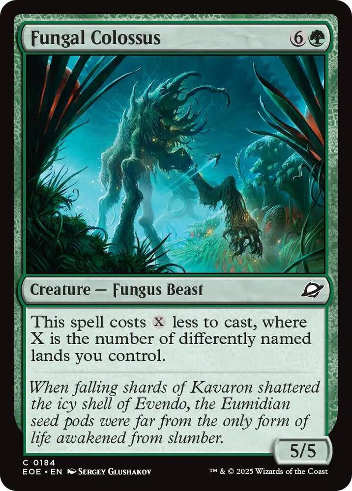 Fungal Colossus - Edge of Eternities - Magic: The Gathering - TCGplayer.com