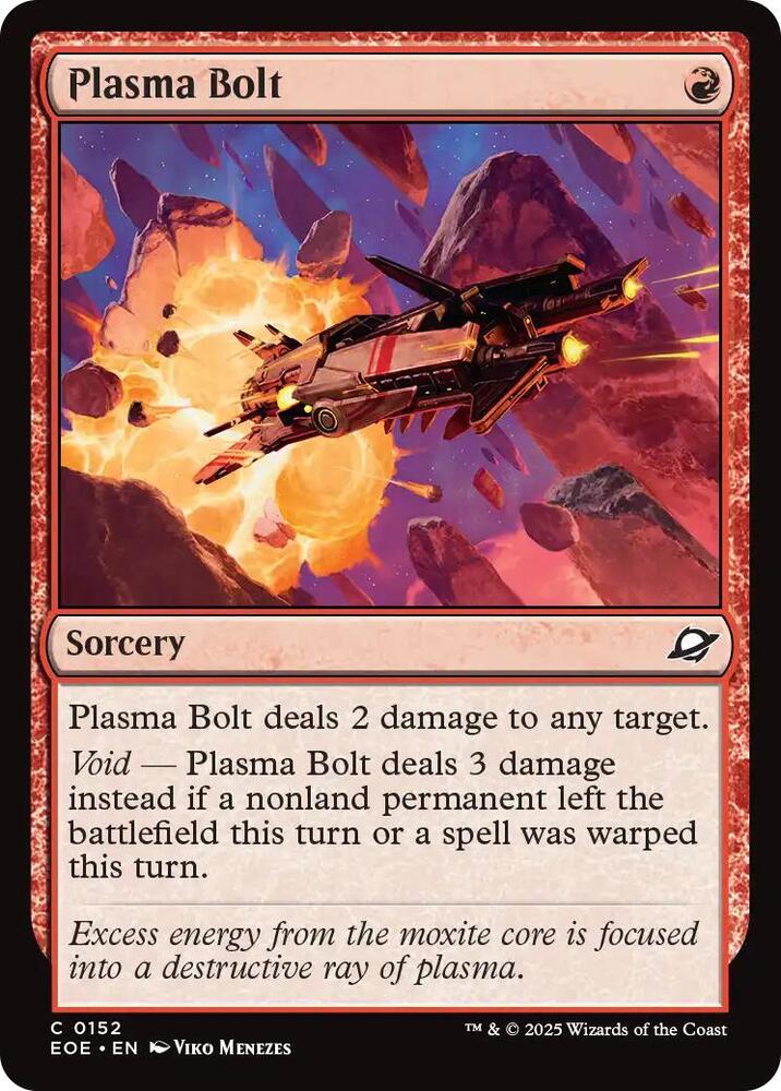 Plasma Bolt - Edge of Eternities - Magic: The Gathering - TCGplayer.com